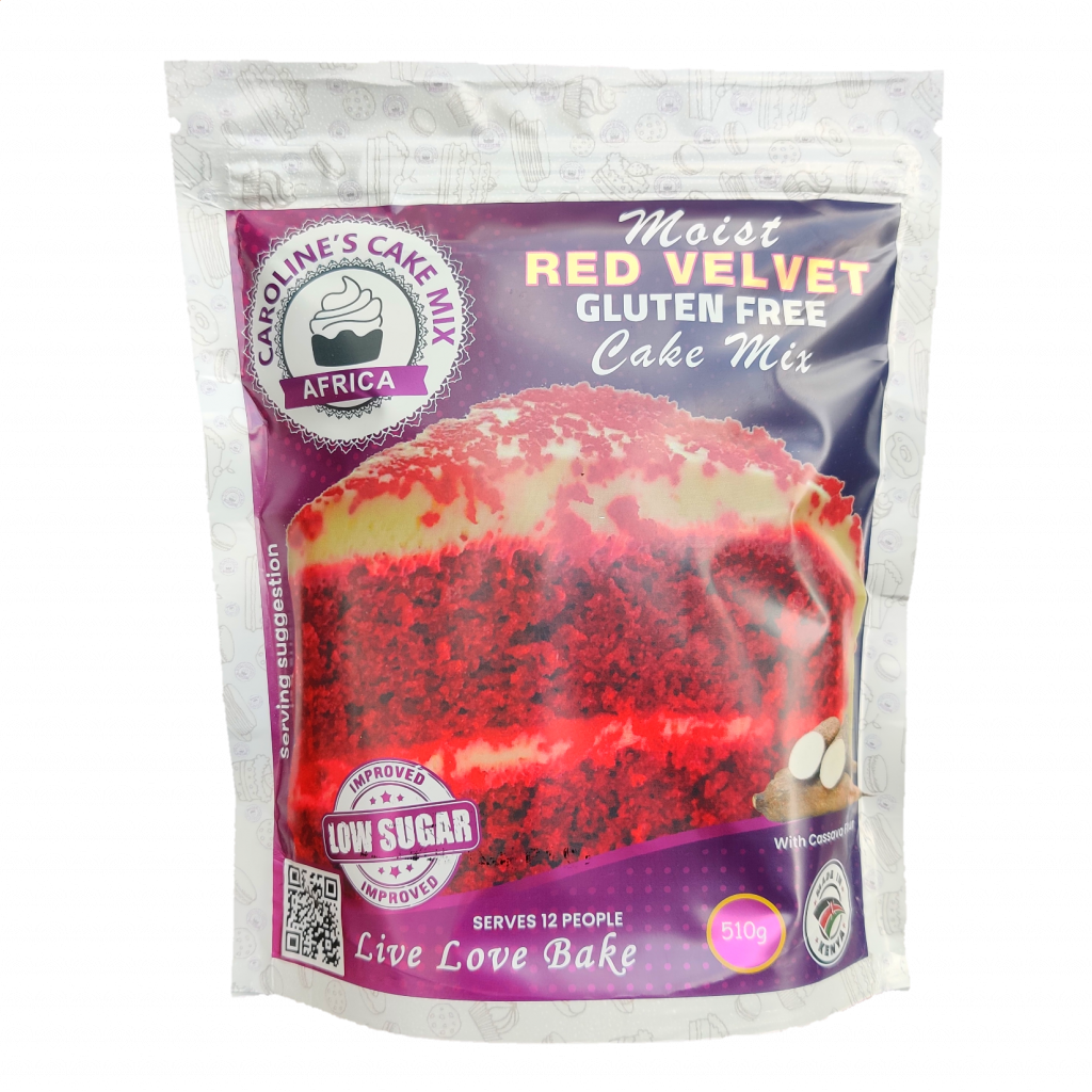 Moist Red Velvet Gluten Free Cake Mix Cassava Flour 510g Caroline s Moist Red Velvet Gluten Free Cake Mix Cassava Flour 510g Caroline s
